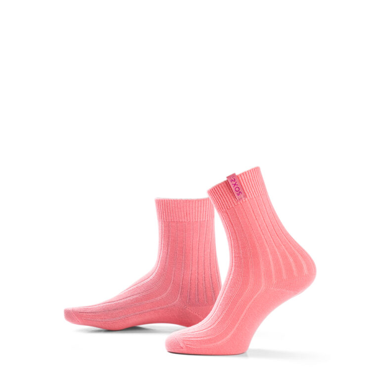 Trend sokken - medium - katoen - flamingo pink - SOXS.co NL